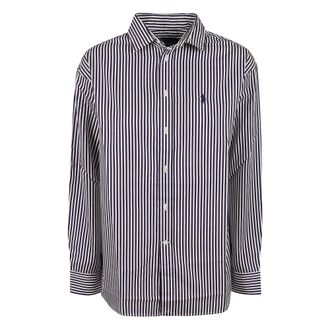 Polo Ralph Lauren ST Langarm-Bluse - - Blouses & Shirts - Damen - Lila - L
