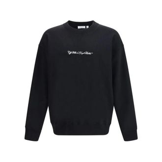Off-white The Script Arrow Rundhals-Sweatshirt - - Sweatshirts & Hoodies - Herren - Schwarzk - L