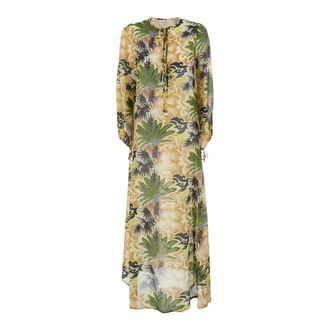 Anjuna Femme, Robes, Multicolore, Taille: 40 FR Kaftan Long Dress