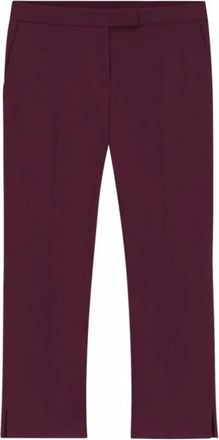 HUGO BOSS Femme, Pantalons, Rouge, Taille: 44 FR Tapria Crop Pantalons