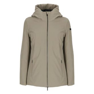 Roberto Ricci Design Rrd, Femme, Vestes, Beige, Taille: 38 FR Doudoune &agrave; capuche