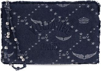 Zadig&Voltaire Femme, Sacs, Bleu, Taille: ONE Size Angel Clutch