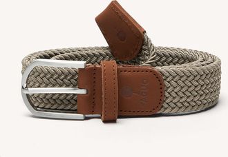 Faguo Ceinture tress&eacute;e beige clair