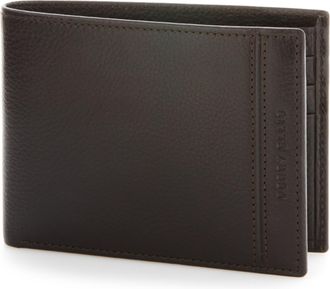 Perry Ellis Herren Portfolio Passcase mit Herausnehmbarem Ausweish&uuml;lle RFID Geldb&ouml;rse, Braun, Einheitsgr&ouml;&szlig;e