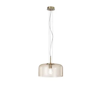 Luce-Ambiente-Design Gibus suspension in Amber Glass 30 cm