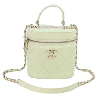Chanel Sac Seau Vintage Pre-owned - Femme - Pre-owned - Vert - Taille: ONE Size