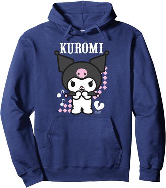 Hello Kitty Hallo Kitty Kuromi Bad Cool Sweet Friends Punk Classic Dark Pullover Hoodie