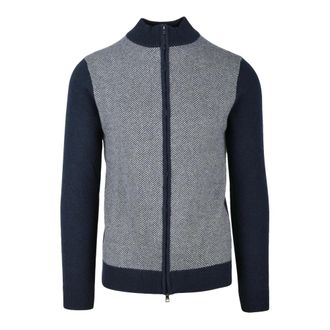 LUIGI BORRELLI NAPOLI gilet - Homme - Pulls - Bleu - Taille: S