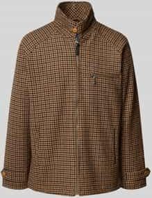 Deus Jacke mit Stehkragen und &Auml;rmelriegeln