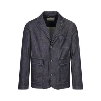 Canali Giacca - - Jackets - Herren - Blau - M