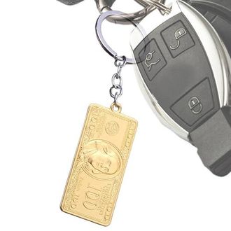 Generic Porte-clés billet de 100 dollars | Pendentif de petit sac | Porte-clés pour sac à dos, porte-clés en dollar, porte-clés pour femme et homme, A, Refer 