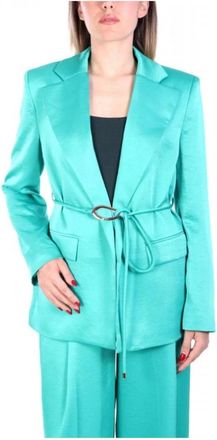Liu Jo Femme, Vestes, Bleu, Taille: 46 FR Ca5270 Ts870 Blazer