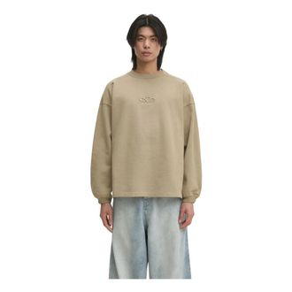 VETEMENTS Oval Logo Cropped Boxy - - Tops - Herren - Beige - L