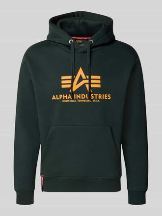 Alpha Industries Regular Fit Hoodie aus Baumwoll-Mix mit Logo-Print