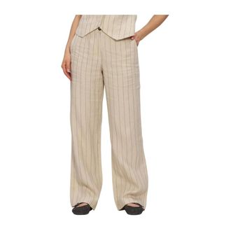 Moss Copenhagen Damen, Hosen, Beige, XLGr&ouml;&szlig;e