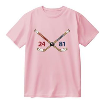 Generic HeatRivalry Hollander Rozanov Hockey T-shirt en coton pour homme et femme &agrave; manches courtes col rond d&eacute;contract&eacute; tendance, rose, 3XL