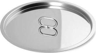 hOme Home Ecopoint Deckel 22 cm, Metall, Silber/schwarz, M