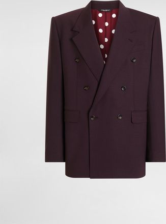 Dolce & Gabbana Jacke Palermo Aus Wolle Mit Doppelreihigem Verschluss - Mann Anz&uuml;ge Und Blazer Mehrfarbig 48