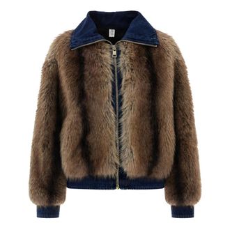 Liu Jo Kunstpelzjacke - - Jackets - Damen - Braun - M