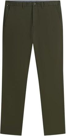 Tommy Hilfiger Pantalon chino droit en coton m&eacute;lang&eacute;