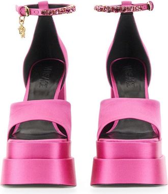 Versace Medusa Platform Sandal - Pink