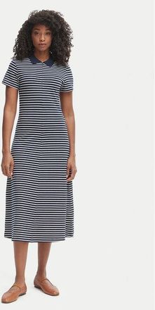 Tommy Hilfiger Kleid f&uuml;r den Alltag WW0WW48745 Dunkelblau Regular Fit
