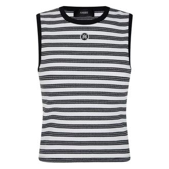 Amiri Femme, Tops, Multicolore, Taille: 38 FR MA Stripe Rib Jersey Tank Tee