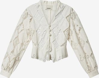 Isabel Marant Blouse Nina - Femme - Blanc - Taille 34 - Isabel Marant