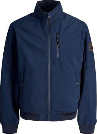 Jack & Jones Jjeparker Bomber Sn Softshell, Blazer Bleu Marine., M