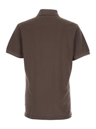 ERL Mens Polo Shirt Classic Collar Brown Cotton T-Shirts And Polos
