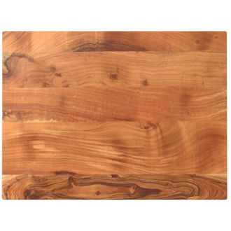 vidaXL Dessus de table 80x70x2,5 cm rectangulaire bois massif dacacia Vidaxl