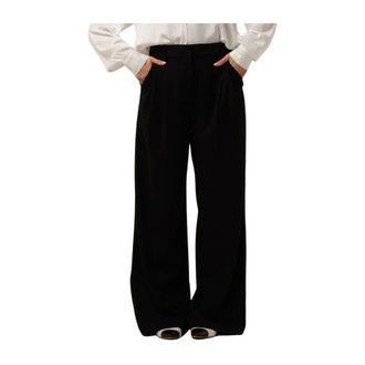 Moss Copenhagen Weite Hose f&uuml;r Frauen - - Trousers - Damen - Schwarzk - XL