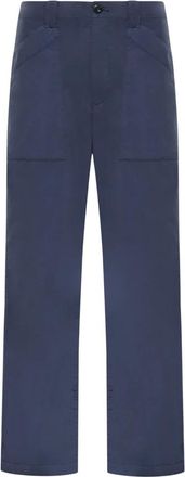 C.P. Company C.p. Company, Homme, Pantalons, Bleu, Taille: L Flatt Nylon Loose Pants