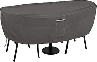 Classic Accessories Ravenna Wasserabweisende Abdeckung für Bistro-Terrassentisch und Stuhl, rund, 76,2 cm, für Tisch und Stuhl