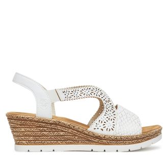 Rieker Sandalen Rieker 61916-80 Wei&szlig;