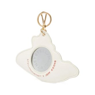 Stella McCartney Femme, Accessoires, Blanc, Taille: ONE Size Graphic Keyring