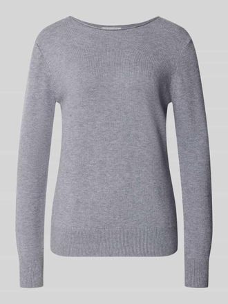 Christian Berg Regular Fit Strickpullover aus Viskose-Mix mit U-Boot-Ausschnitt