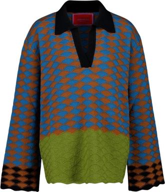 La DoubleJ Femme, Pulls, Multicolore, Taille: 42 FR V-neck Tricots