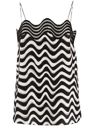 Stella McCartney caraco bicolore - Noir