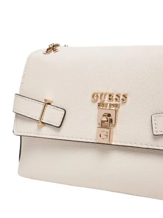 Guess Polyurethane Crossbody Bag - Beige