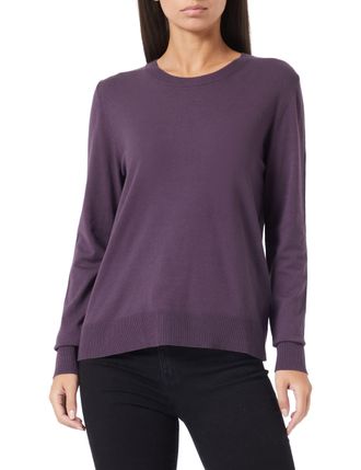 Sisley Sisley Damen L/S 14ETM100F Sweater, Plum 35N, XS