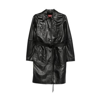 Max Mara Damen, M&auml;ntel, Schwarzk, LGr&ouml;&szlig;e