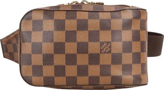 Louis Vuitton Crossbody Bags - Louis Vuitton Damier Ebene Monogram Geronimo Cross - Gr. unisize - in Braun - für Damen