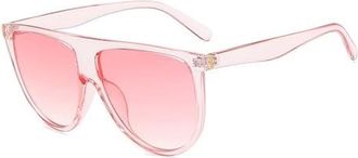 Generic Lunettes De Soleil &Agrave; Monture Large For Hommes Et Femmes, Id&eacute;ales For La Conduite Les Vacances En Plein Air(Pink)