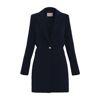 Marella Manteau Emmverve - Femme - Vestes - Bleu - Taille: 42 FR