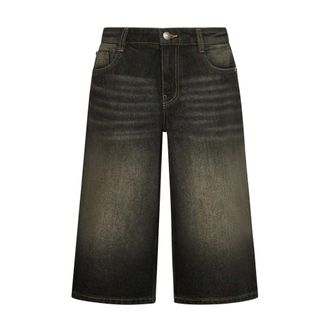 John Richmond Bermuda Denim Shorts - Femme - Shorts - Gris - Taille: W26