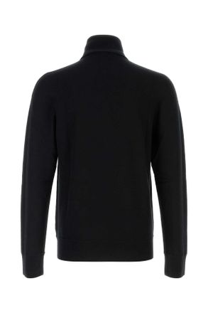 The Row Mens Black Cashmere Bjorn Sweater Exterior: Maglieria