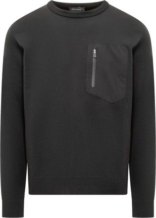 Herno Homme, Pulls, Noir, Taille: XL Zip Pocket SweaT-shirt