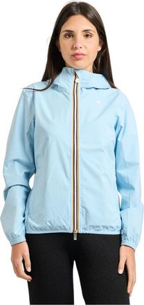K-Way Femme, Vestes, Bleu, Taille: 42 FR Lil 2.0 Stretch Dot Jacket