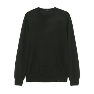 Fay Homme, Pulls, Vert, Taille: L Pull Col Rond Bleu